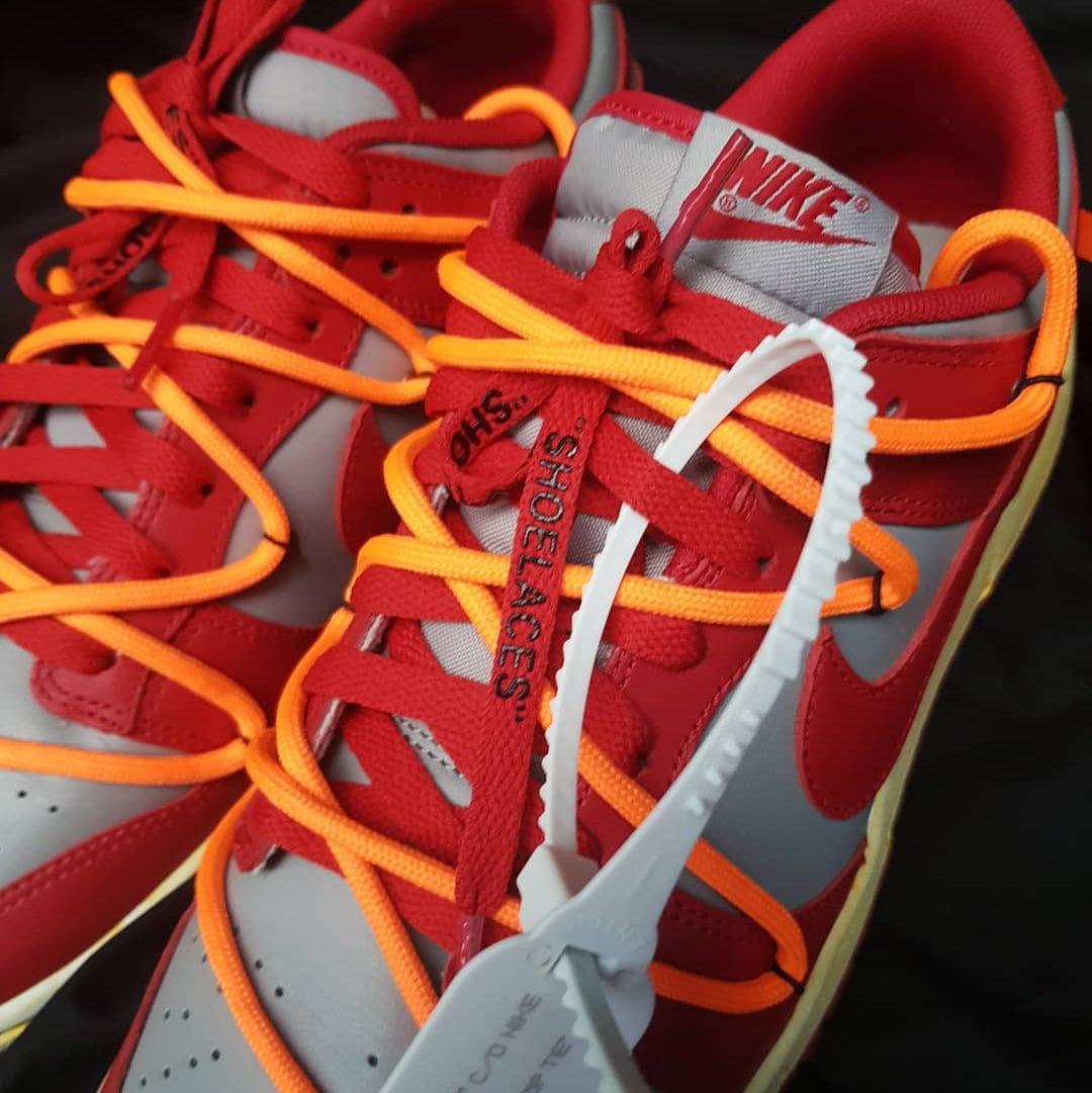 Custom Nike Dunk Secondary Lacing System Red – customasurprise