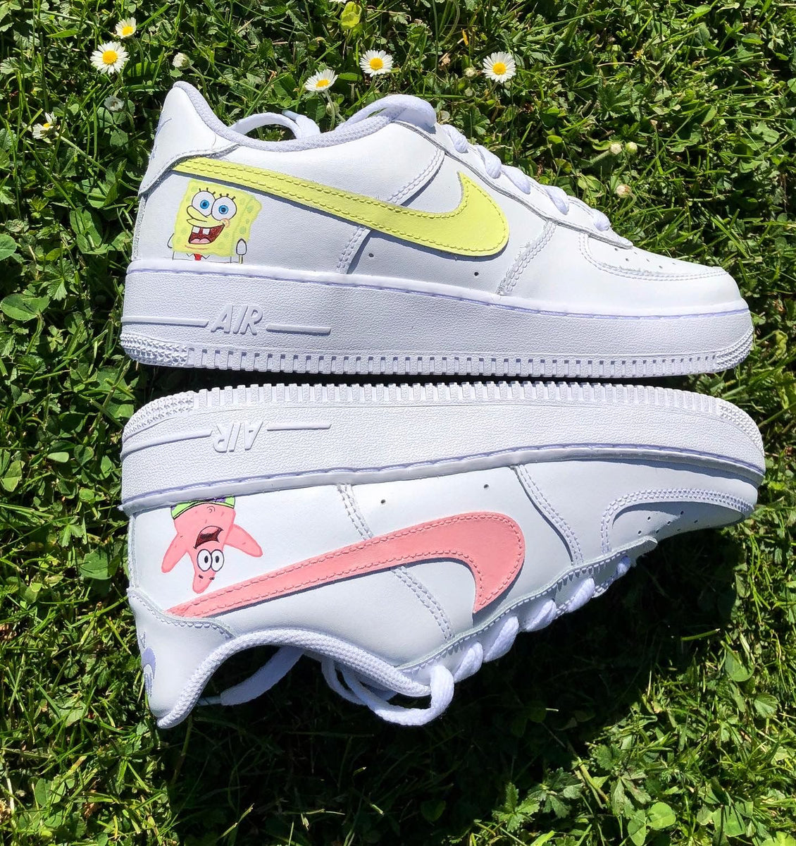 SpongeBob Patrick Doodle Custom Air Force 1 – customasurprise
